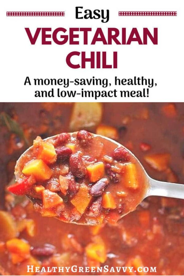 Vegetarian Chili Recipe ~ Easy & Delicious Meatless Meal ...