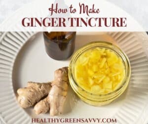 Easy Ginger Tincture Recipe Using Fresh or Dry Ginger