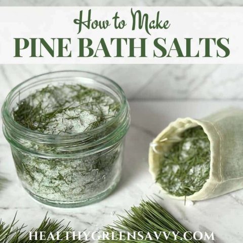 Pine Bath Salt Recipe for Relaxation and Pain Relief